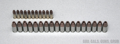 God, Gals, Guns, Grub: Bring enough gun... for you.