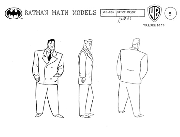 ASYLUMPRESS: BATMAN THE ANIMATED SERIES MODEL SHEETS