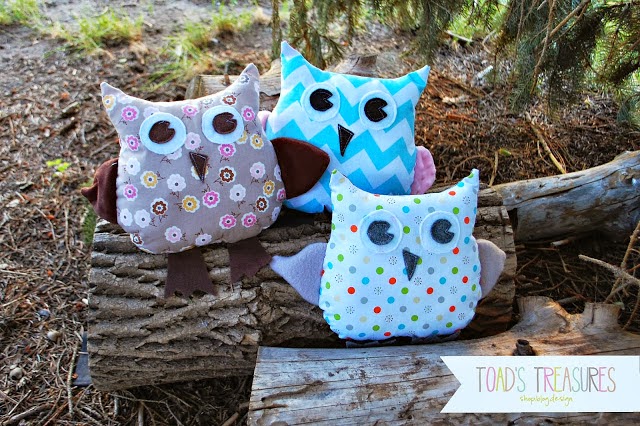 Toad's Treasures Lifestyle Family Blog by Emily Ashby: EASY Free Owl Pattern and Tutorial