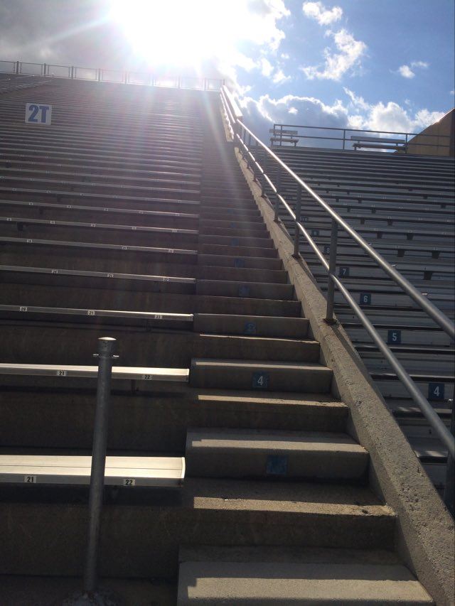 Sprint Forever: stadium stairs