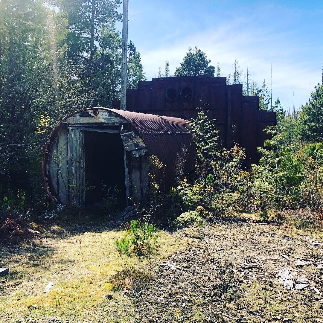 Abandoned Things in the Woods: Turret - Annette Island, Alaska