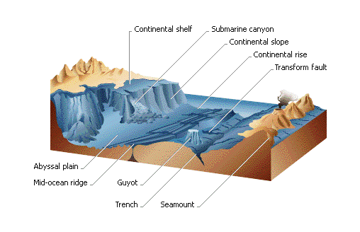 Contoh Relief Daratan, Pantai dan Lautan - Geograph88
