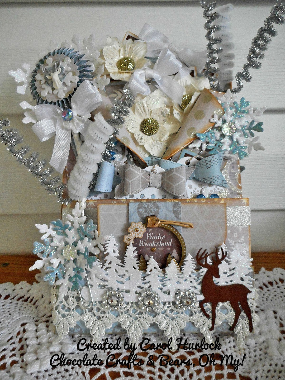 Chocolate Crafts and Bears, Oh My: Winter Wonderland Loaded Envelope