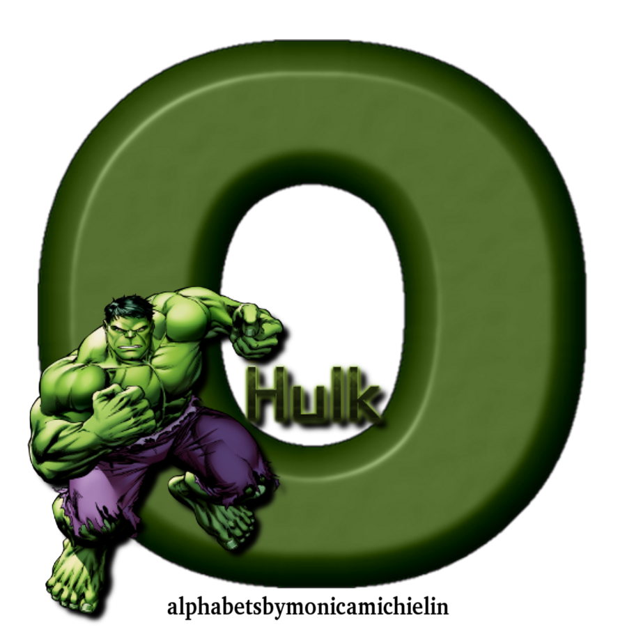 M. Michielin Alphabets: HULK ALPHABET, ALFABETO DO HULK, #hulk (NEW ...