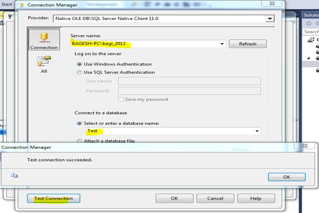 Microsoft Business Intelligence Reading Connection String From Oledb