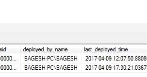 Microsoft Business Intelligence: Projects table in SSISDB