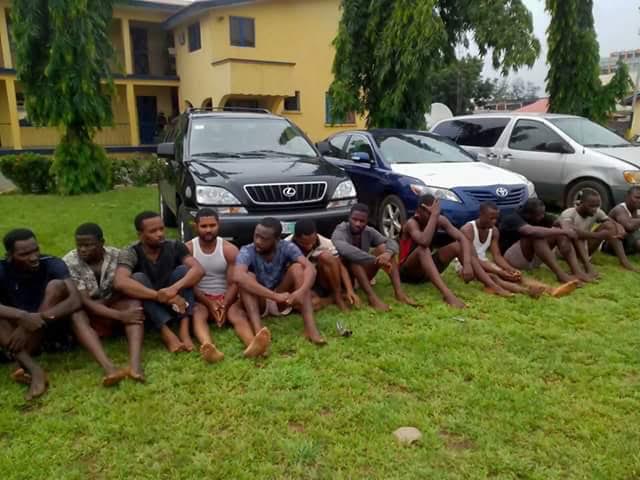 Photos: Three FUTO students arrested for armed robbery, cultism ...
