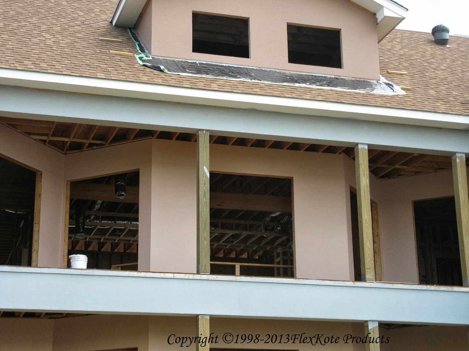 FlexRock Exterior Finish System installed on lake home in Louisiana ...