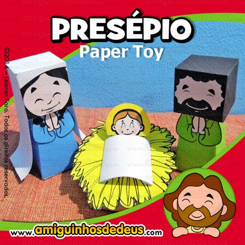 Presépio Paper Toy ~ Amiguinhos de Deus