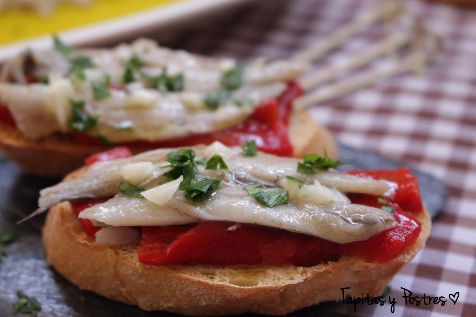 Tapitas y Postres: Boquerones en vinagre