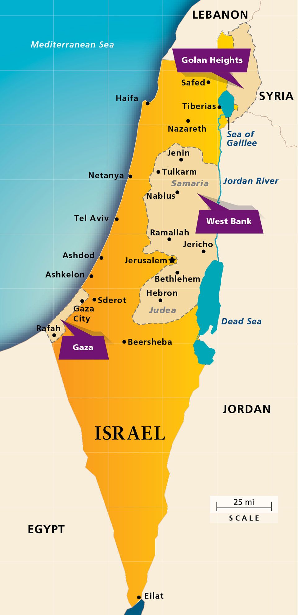 Jewish Bubba: About The Tiny Land Mass That Is Israel: Facts to be Aware Of