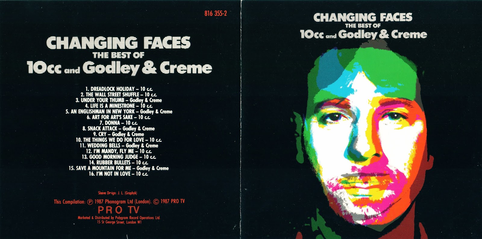 La Batea De Los Sonidos: 1262 - 10CC & Godley-Creme - 1987 - Changing Faces - The Best Of