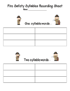 First Grade Funtastic: Fire Safety