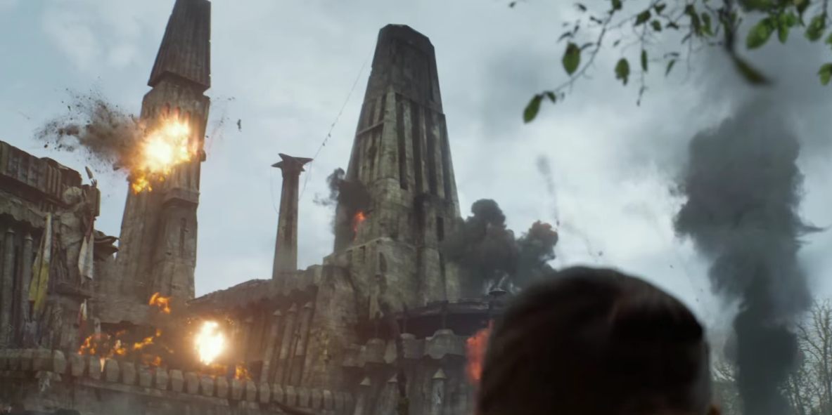 In Rogue One, Vader's Castle and the Temple of the Kyber (on Jedha ...