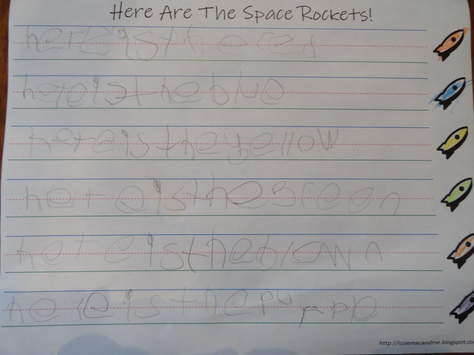 Izzie, Mac and Me: Space Rocket Themed Activities with FREEBIES!