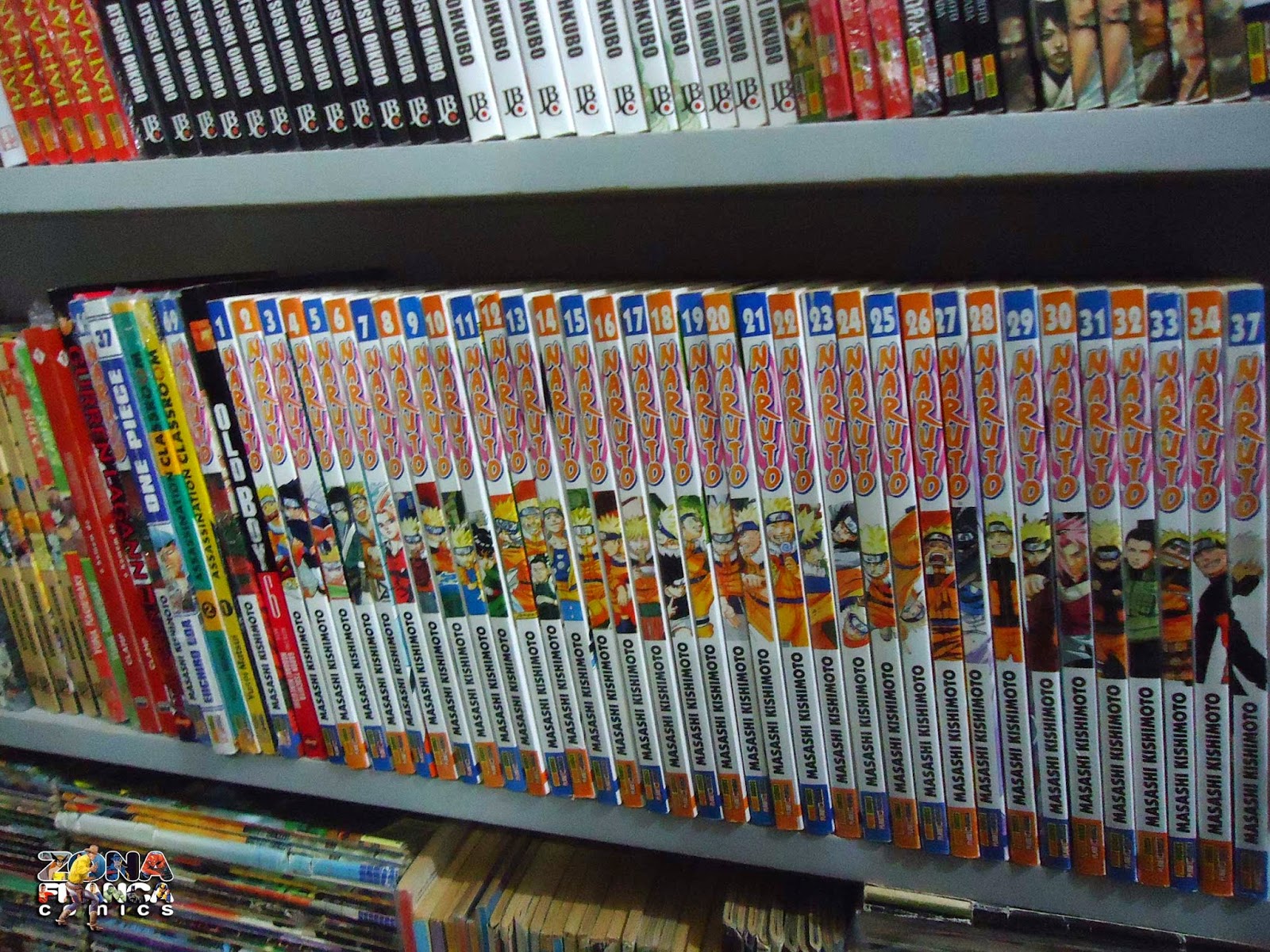 ZONA FRANCA COMICS: MANGÁ DO NARUTO DO NÚMERO 01 AO 37