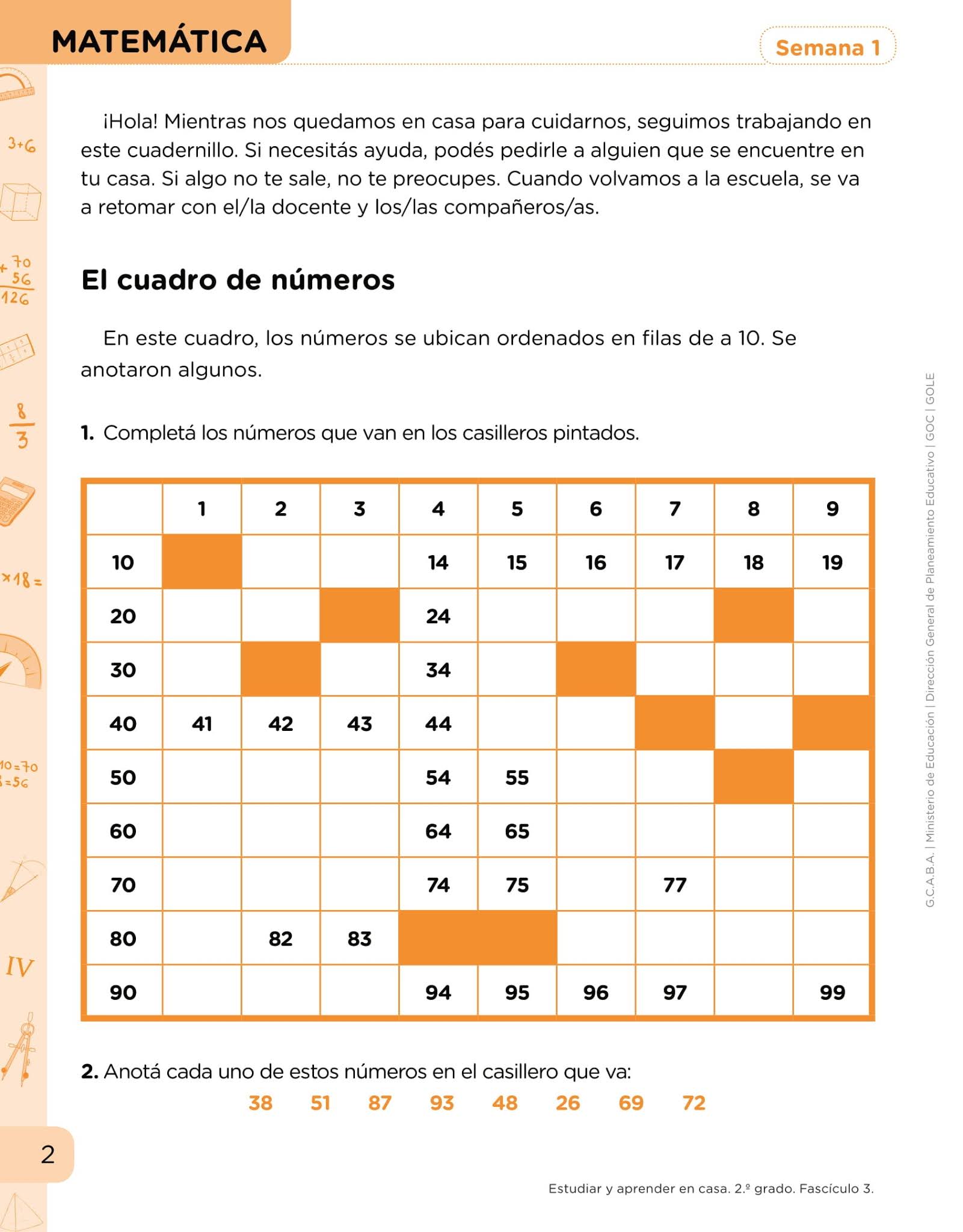 SEGUNDO GRADO: Matemática 2° A - 2° B- 2° C- 2° D