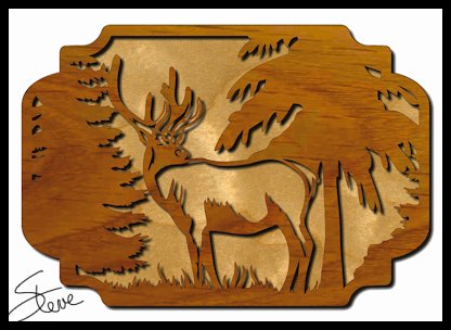 Scrollsaw Workshop: Nature Scene Scroll Saw Pattern.