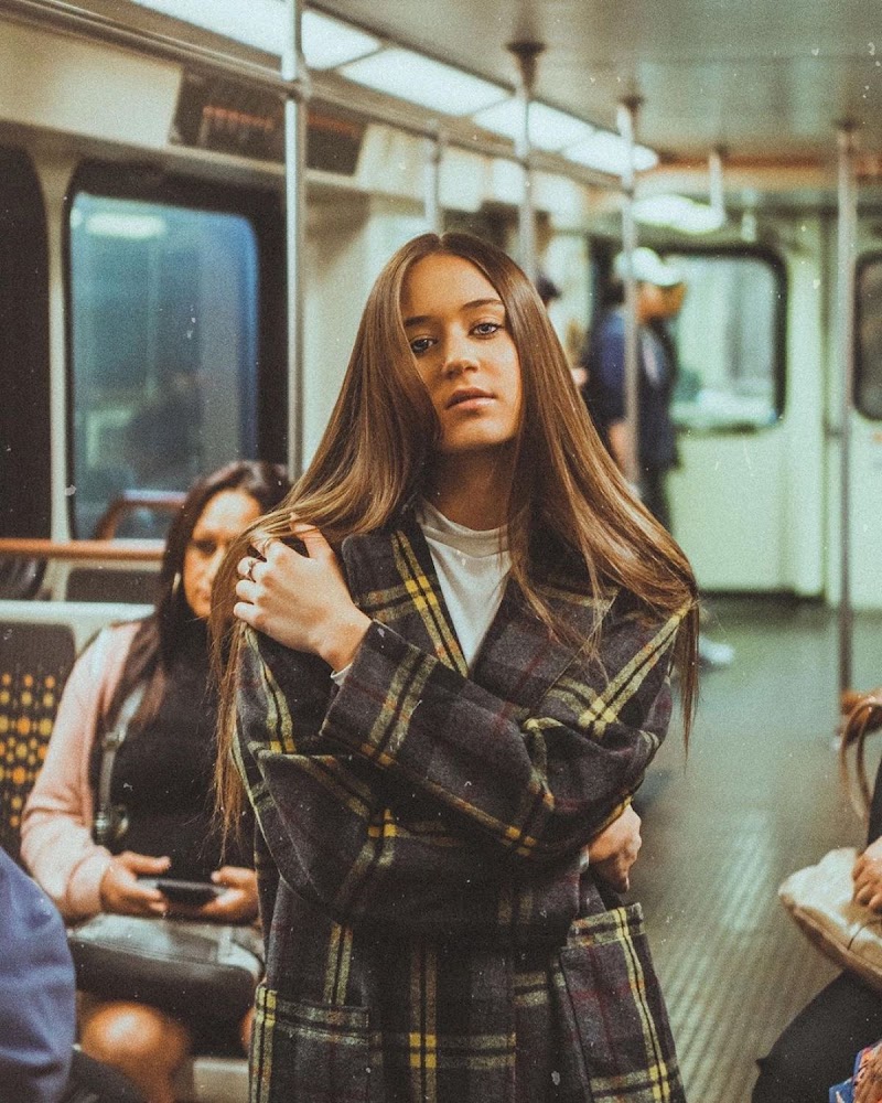 Riley Lewis Clicks at a Photoshoot, December 2019