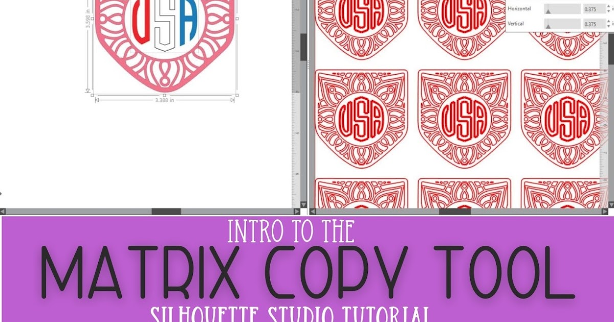 How to Use Silhouette Studio Matrix Copy Tool - Silhouette School