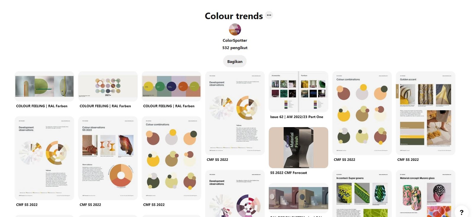 Kumpulan Tempat untuk mencari Referensi dan Inspirasi Warna / Color ...