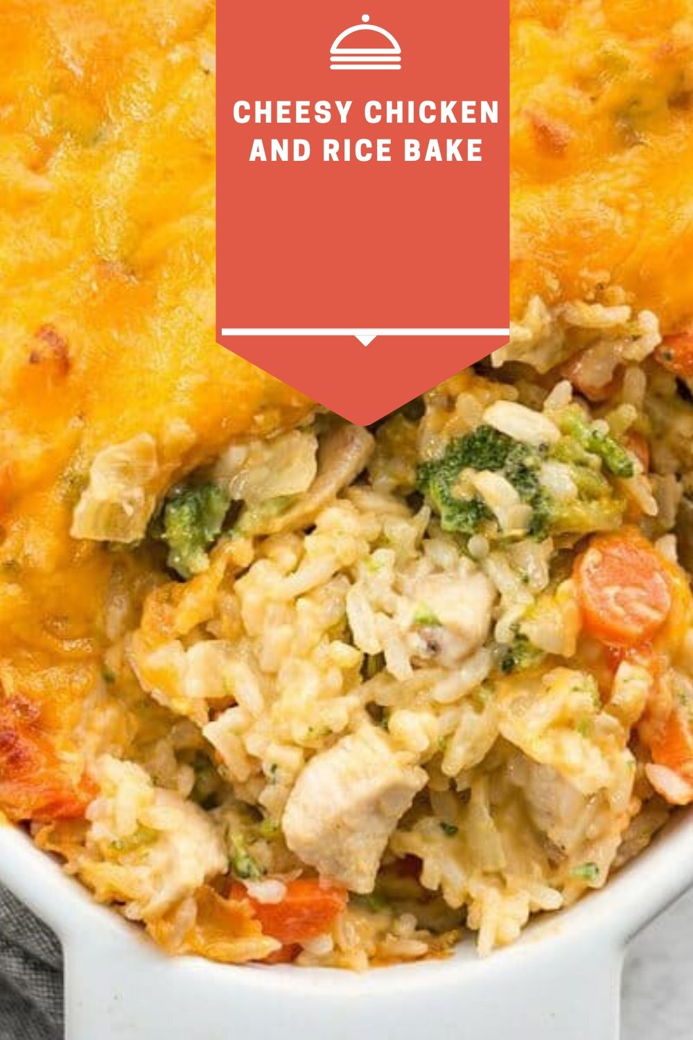 Cheesy Chicken and Rice Bake
