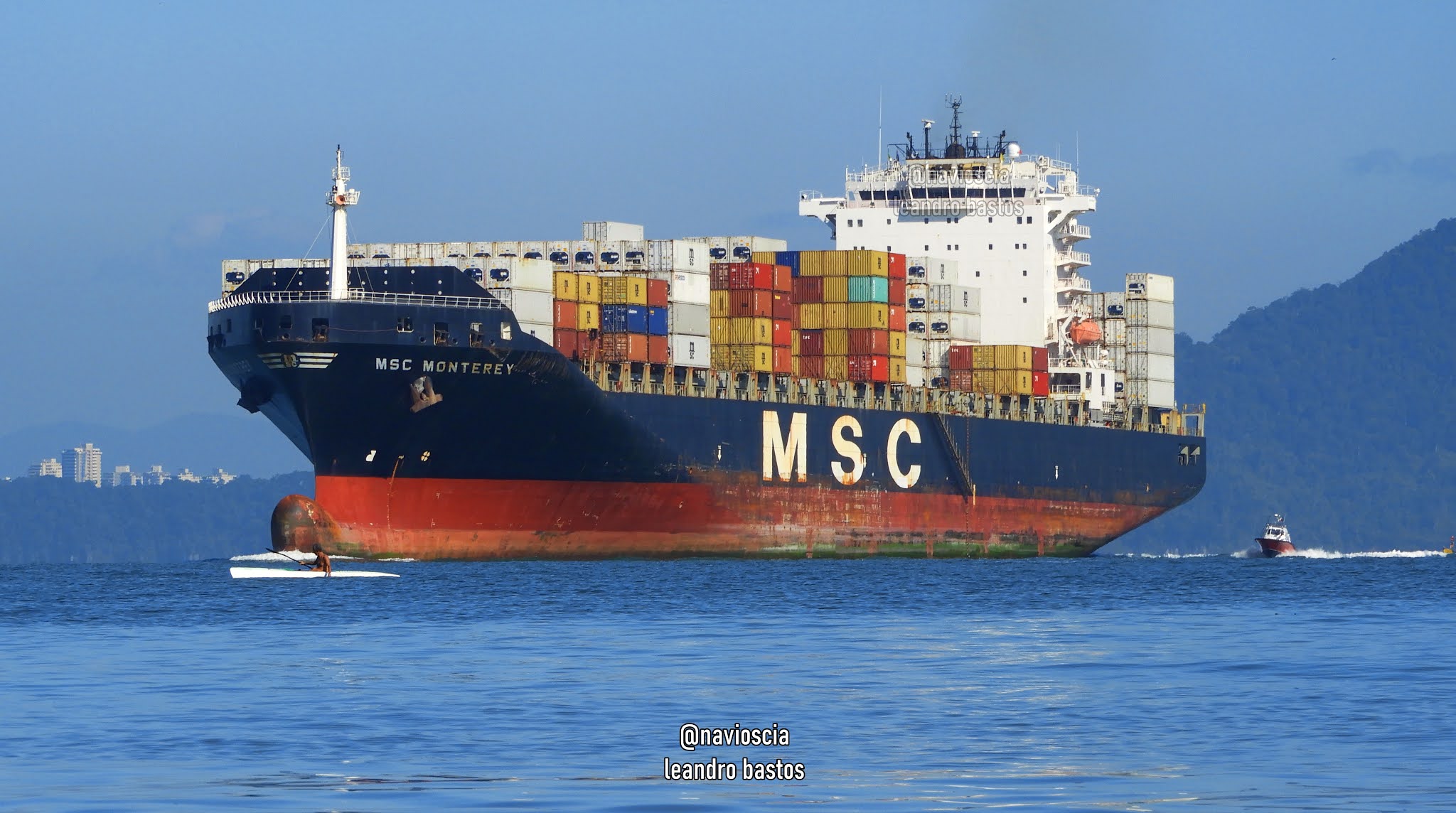 Navios de Santos & CIA: navio MSC MONTEREY