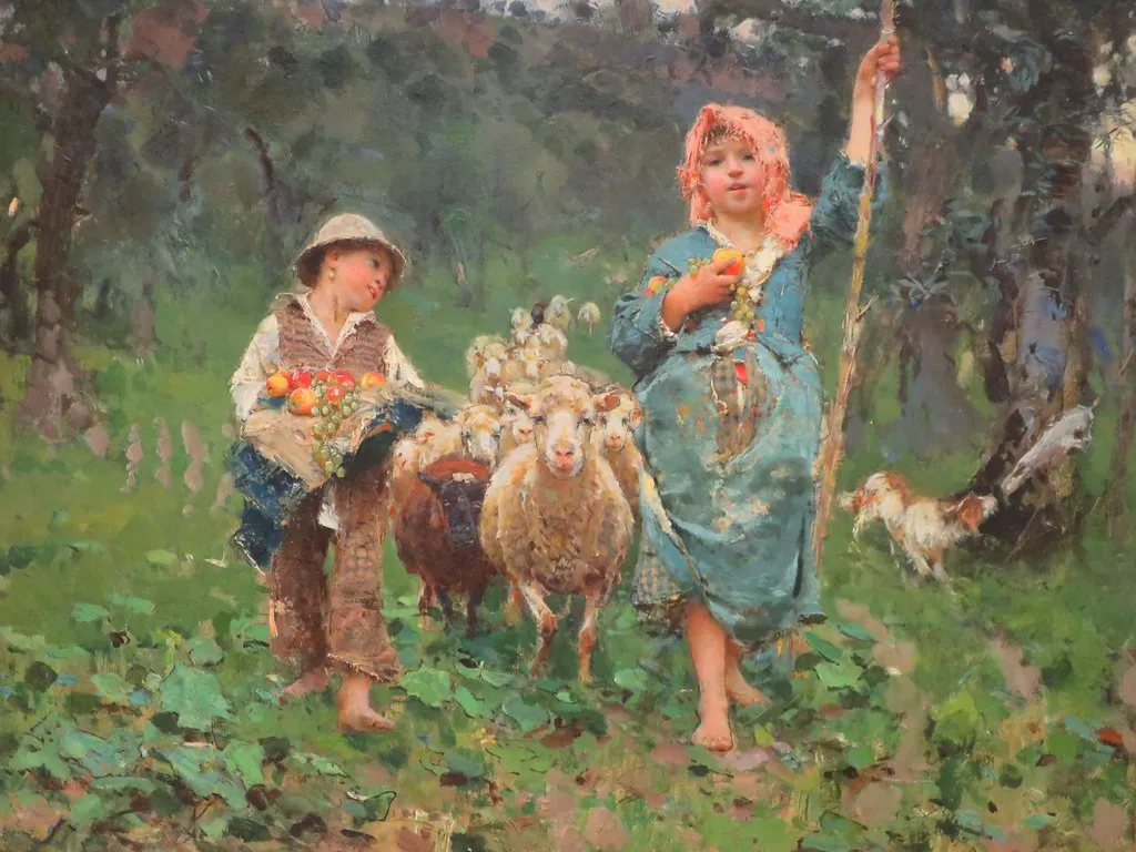 Francesco Paolo Michetti (1851-1929) | Genre painter | Tutt'Art ...