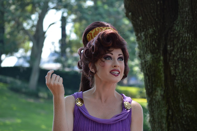 Meg from Hercules rare character meet & greet today at EPCOT 8/30/13 ...