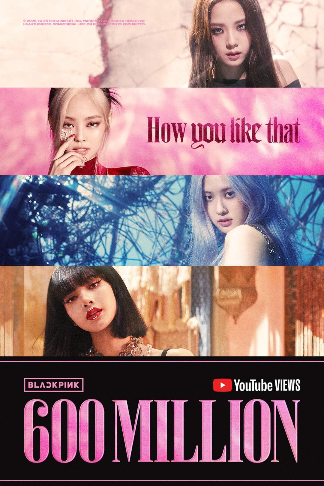 “How You Like That” de BLACKPINK ha llegado a las 600 millones de reproducciones en YouTube ...