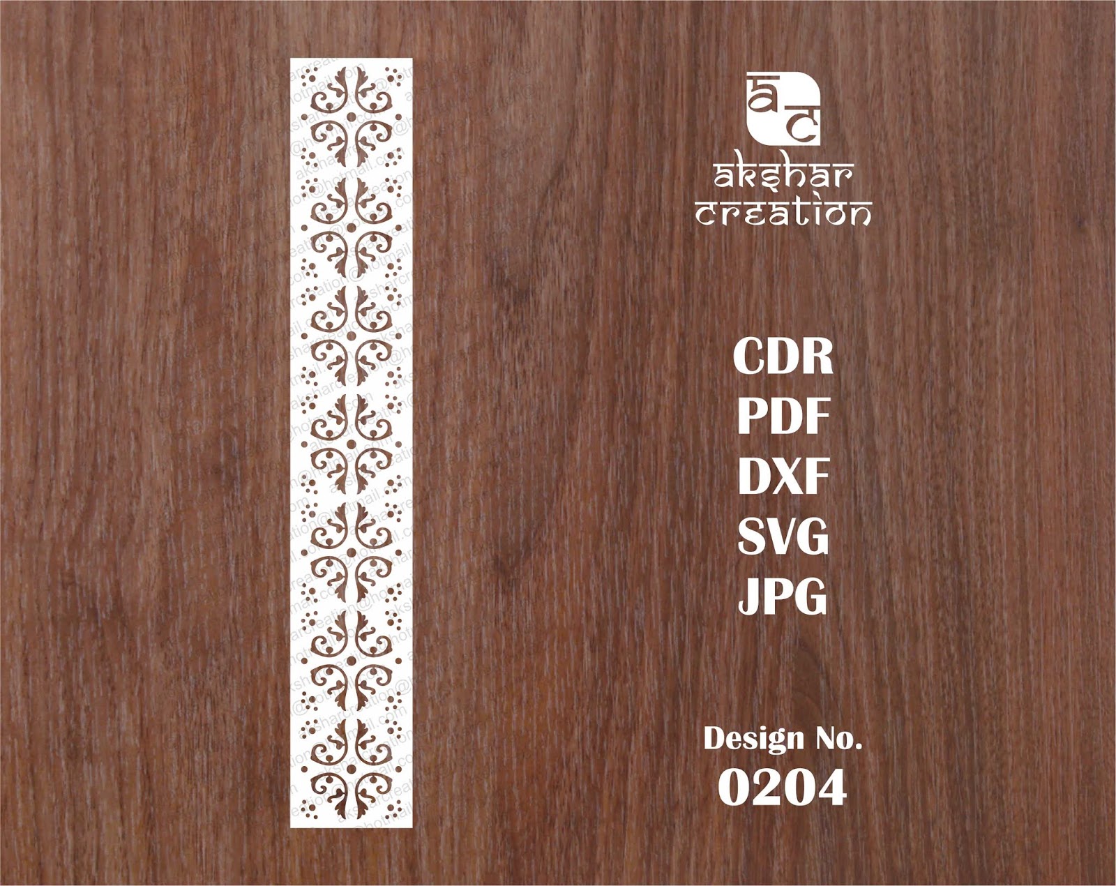 CNC DXF CDR Files for Plasma, Laser, Router Machine