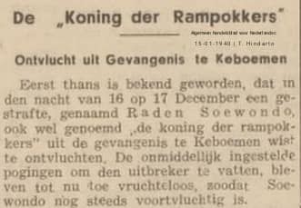 HISTORY AND LEGACY OF KEBUMEN: KABURNYA RAJA RAMPOK DARI PENJARA ...