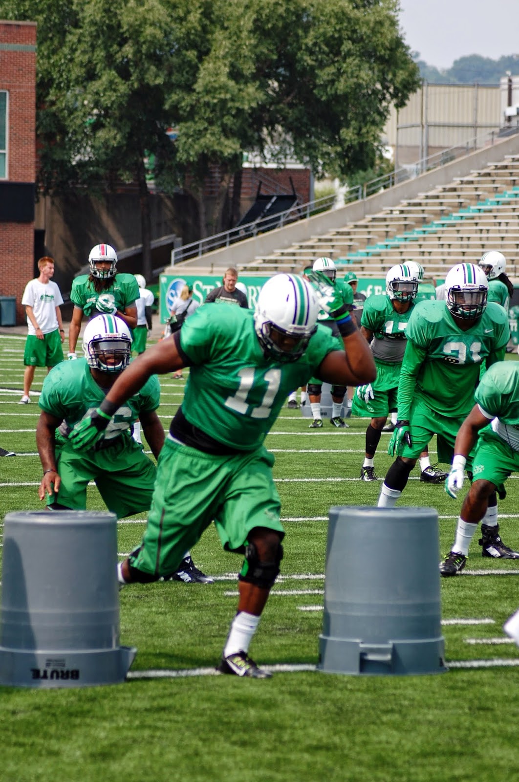 Collier Sports Zone Live: Marshall Football Defensive Tackle James ...