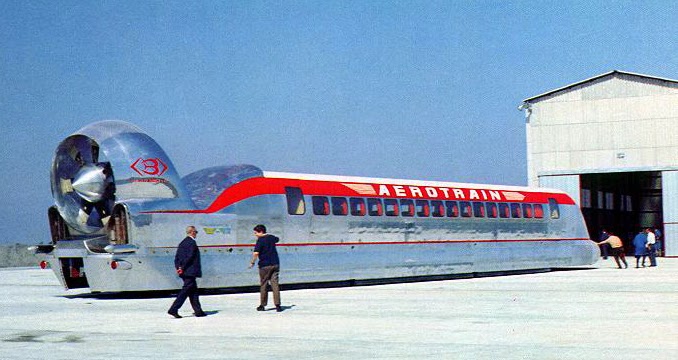 Jin Botol: the Aerotrain... one unique piece of mass transportation