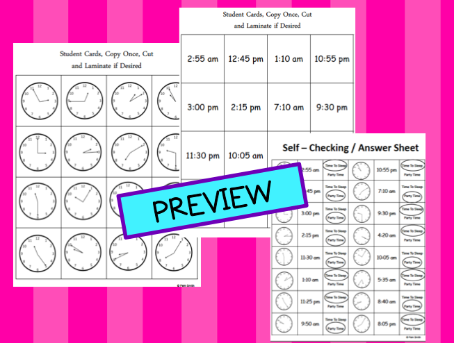 Tick Tock - time activities | Teach123