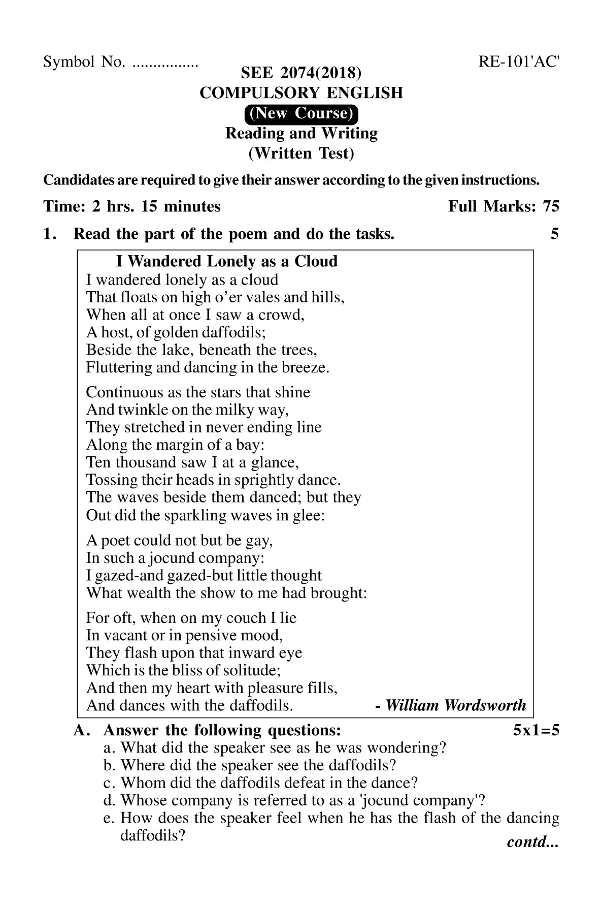 SEE Compulsory English Model Questions 2074 2018 With Solution In Pdf see-compulsory-english-model-questions-2074-2018-with-solution-in-pdf