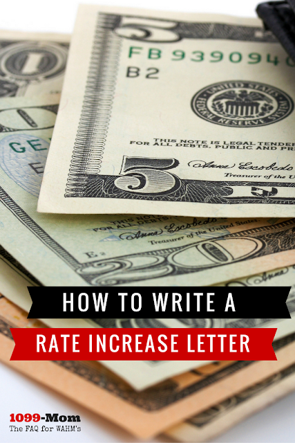 How to Write a Rate Increase Letter to Your Clients - 1099 - Mom
