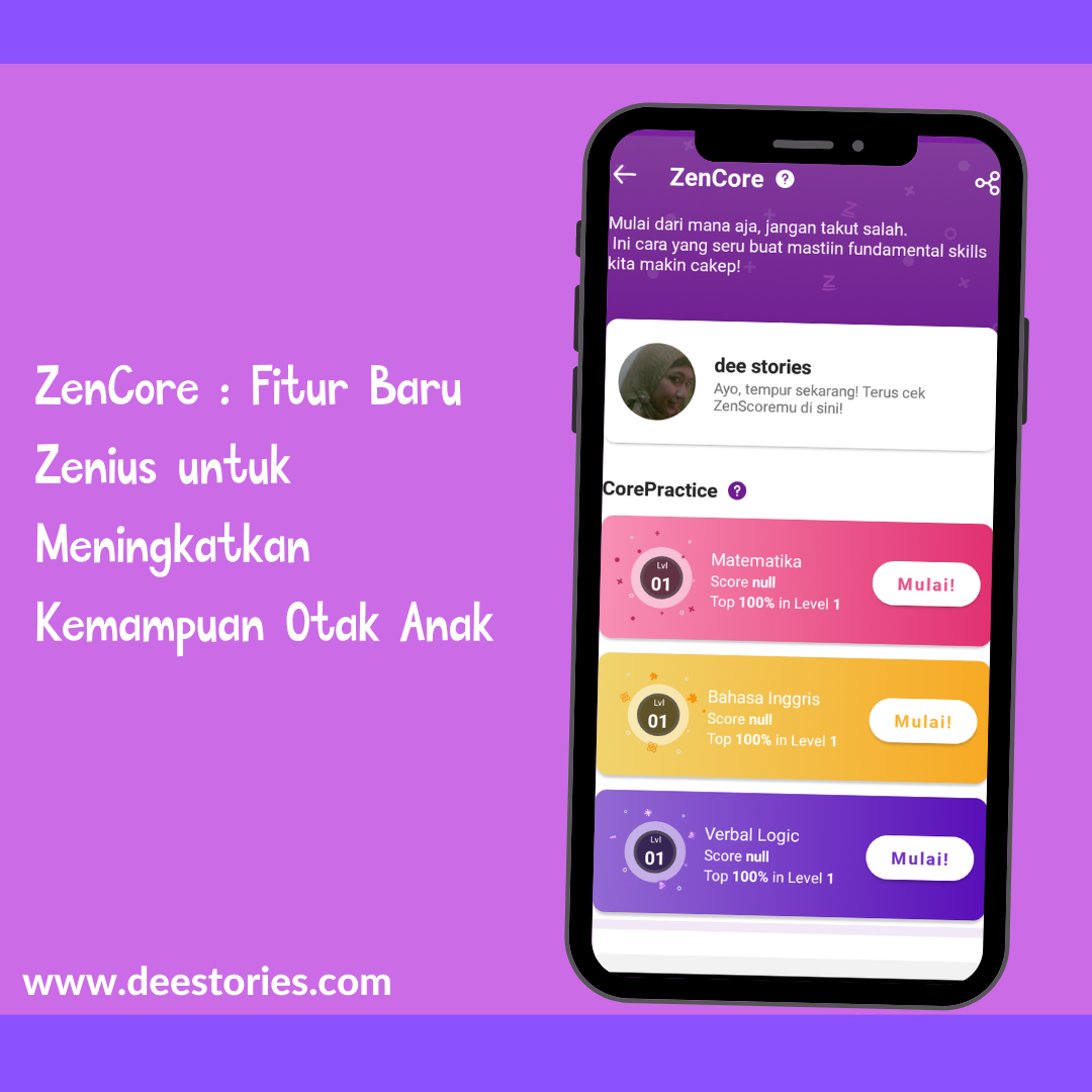 ZenCore : Fitur Baru Zenius untuk Meningkatkan Kemampuan Otak Anak – Home