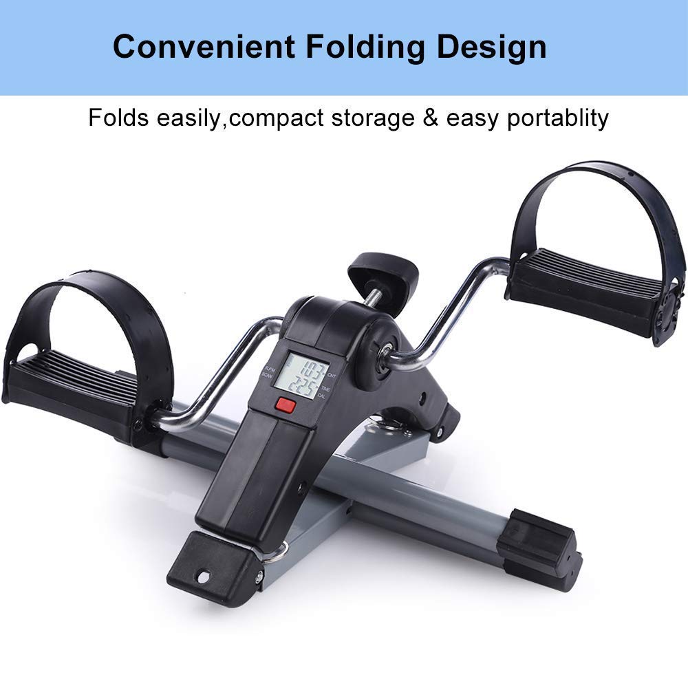 Ozoy Fitness Cycle - Foot Pedal Exerciser - Foldable Portable Foot ...