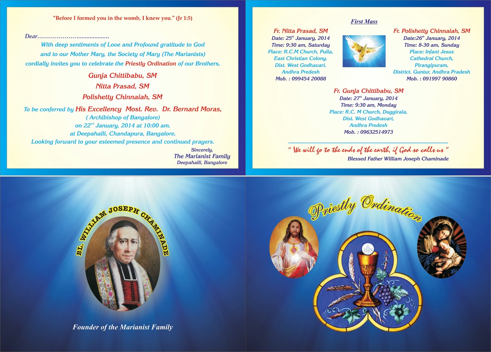 Priesthood Ordination Invitation Cards