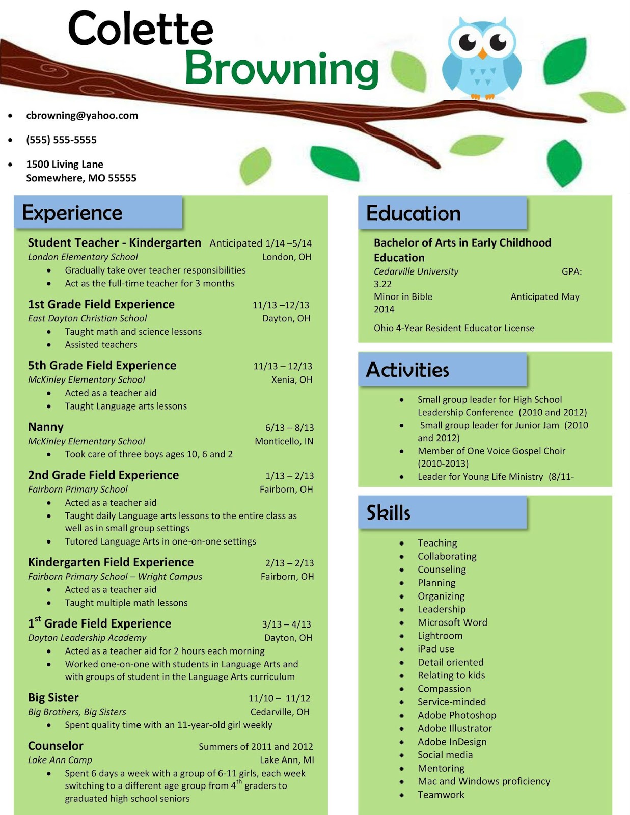 Preschool Teacher Resume Sample 2019 Preschool Teacher Resume Templates ...