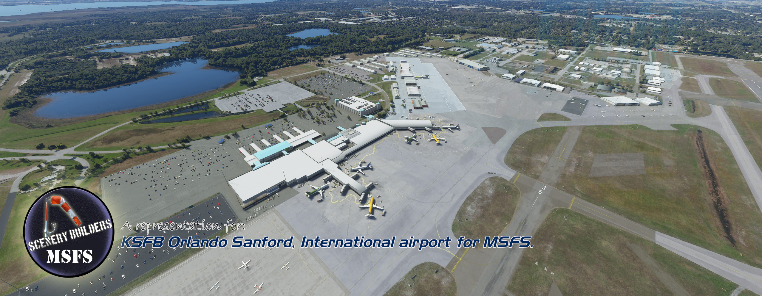 FSX, P3D, MSFS scenerybuilders.: KSFB Orlando Sanford International ...