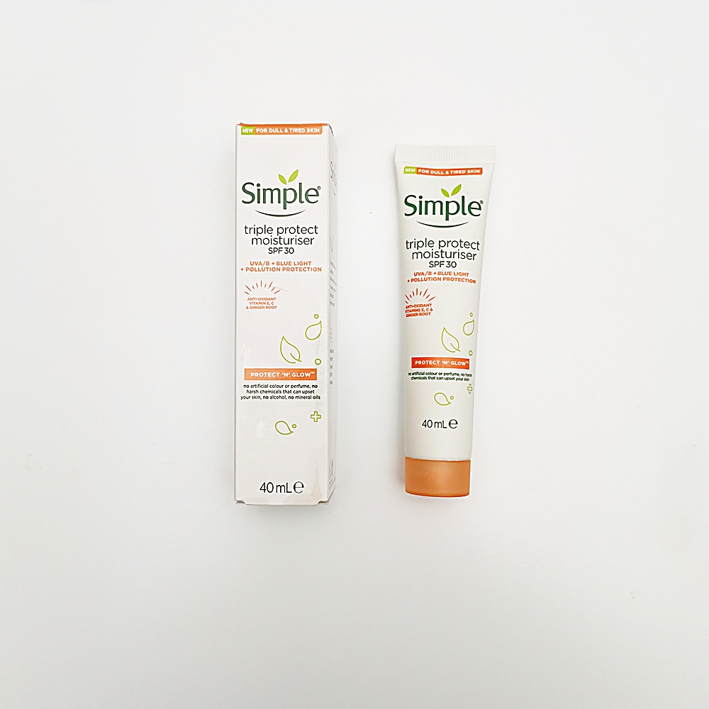 The Simple Protect 'N' Glow Skincare Range.