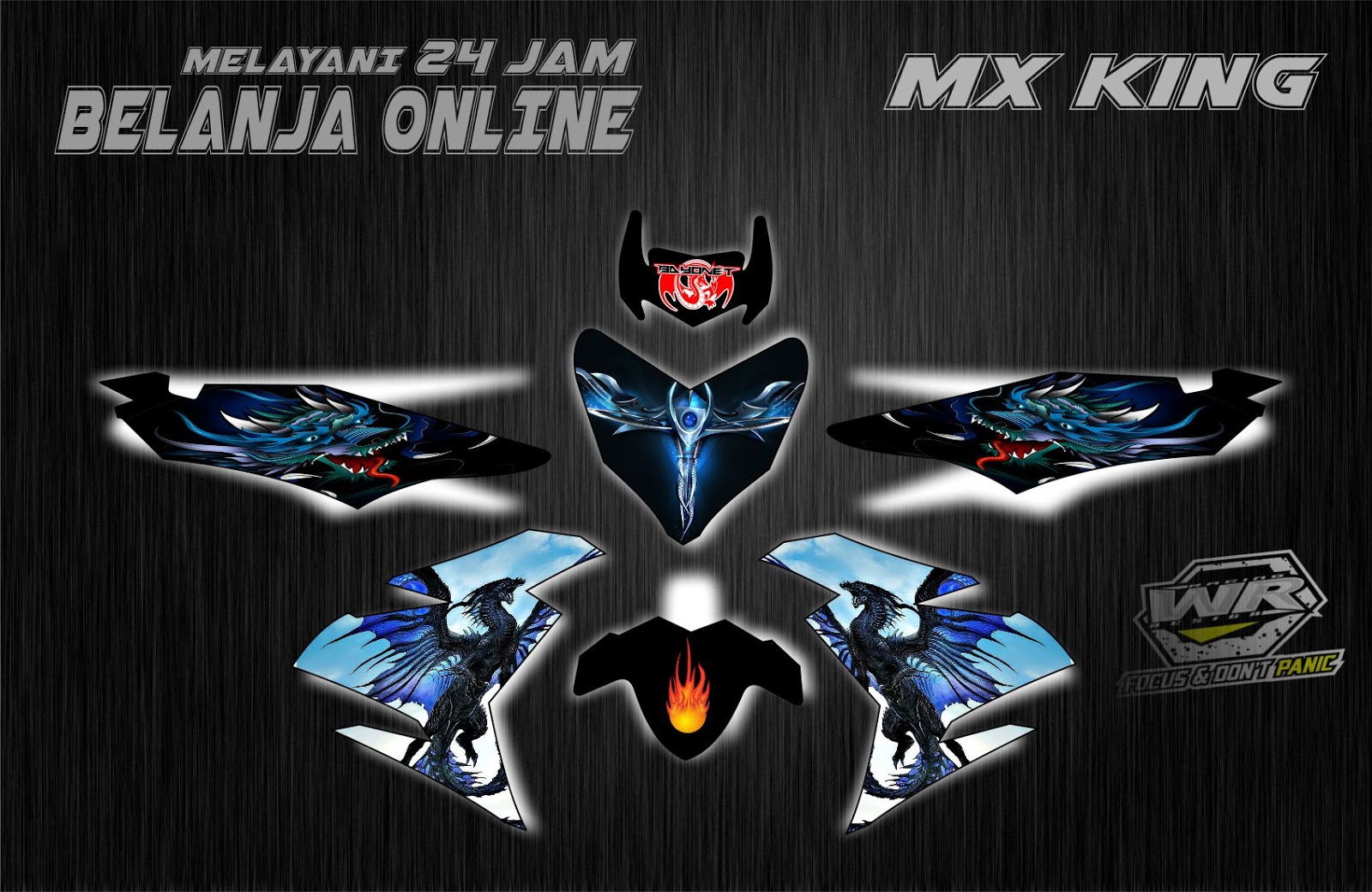 sticker motor mx king - Wiro Sticker Ablam