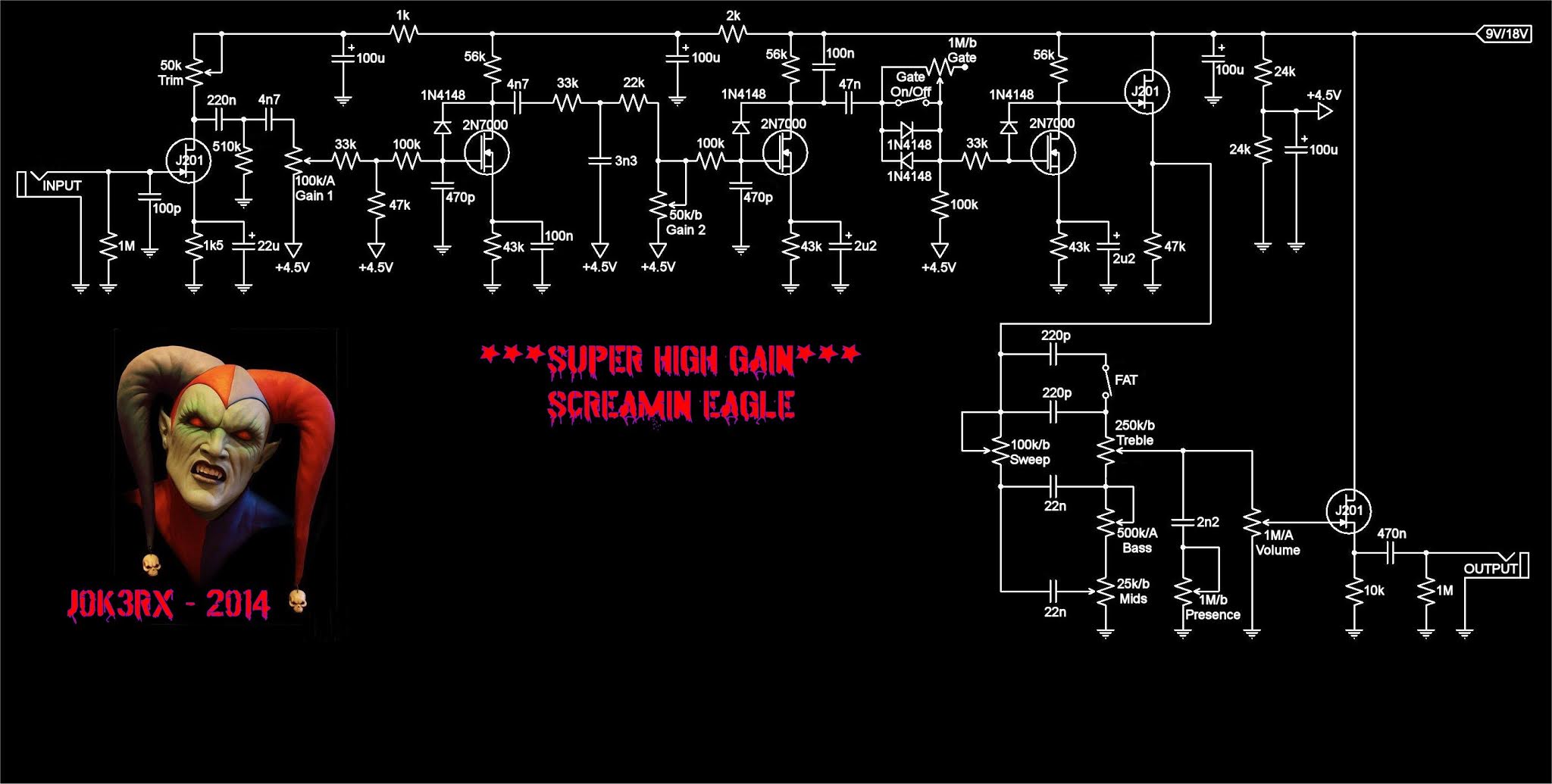 Dirtbox Layouts: Screaming Eagle - ENGL e530 Amp Emulator