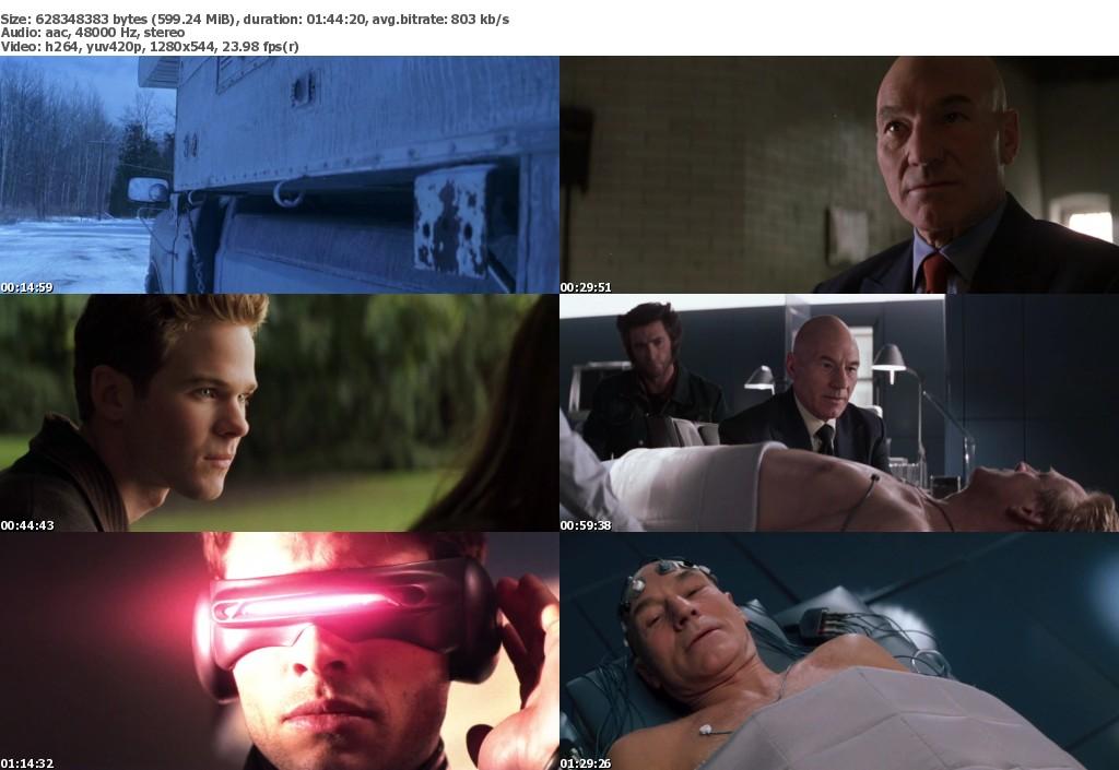 Movie Psycho: X-Men (2000) BRRip 600 MB