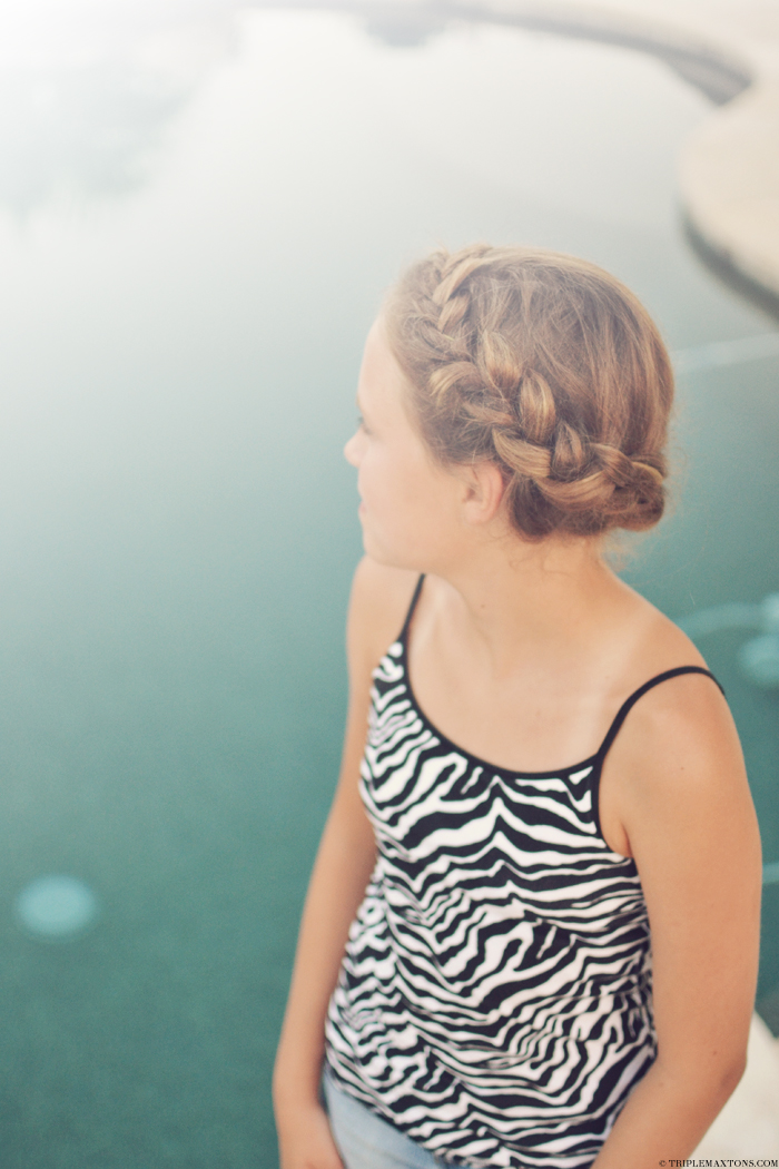 Rad Summer Updo: Dutch Halo Braid - Triple Max Tons