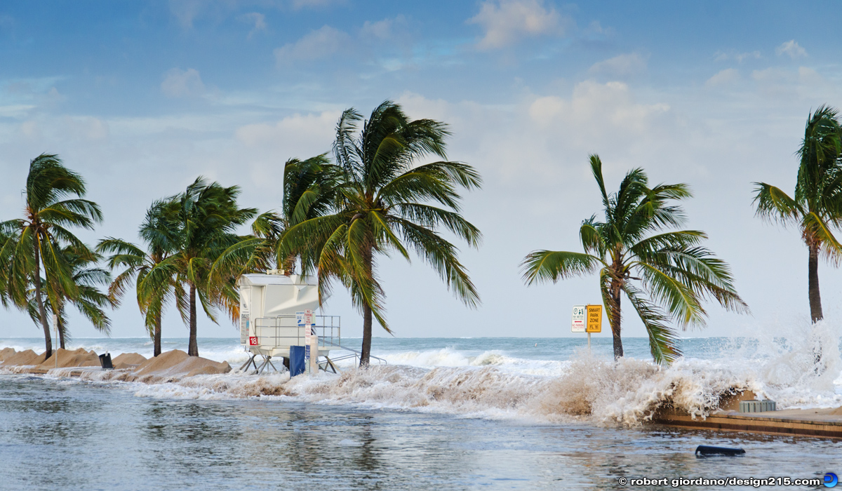 Robert Giordano's Photo of the Day: Ocean floods A1A along Fort ...