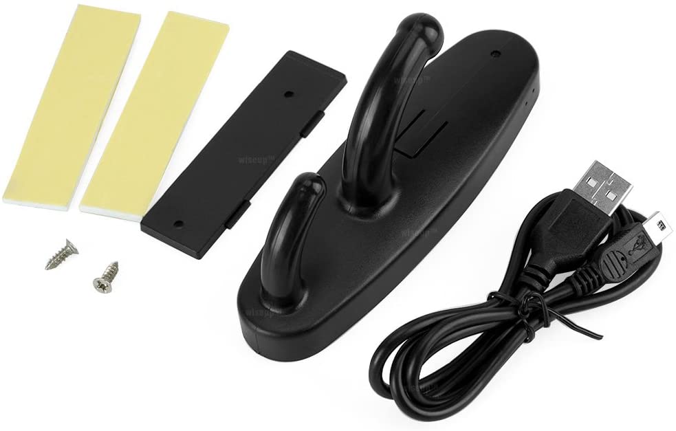 WISEUP 16GB Wall Mounted Hidden Camera Hook Coat Hanger Mini Video ...