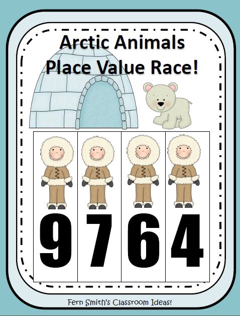 Place Value Race Math Center Game Activities - Fern Smith's Classroom ...